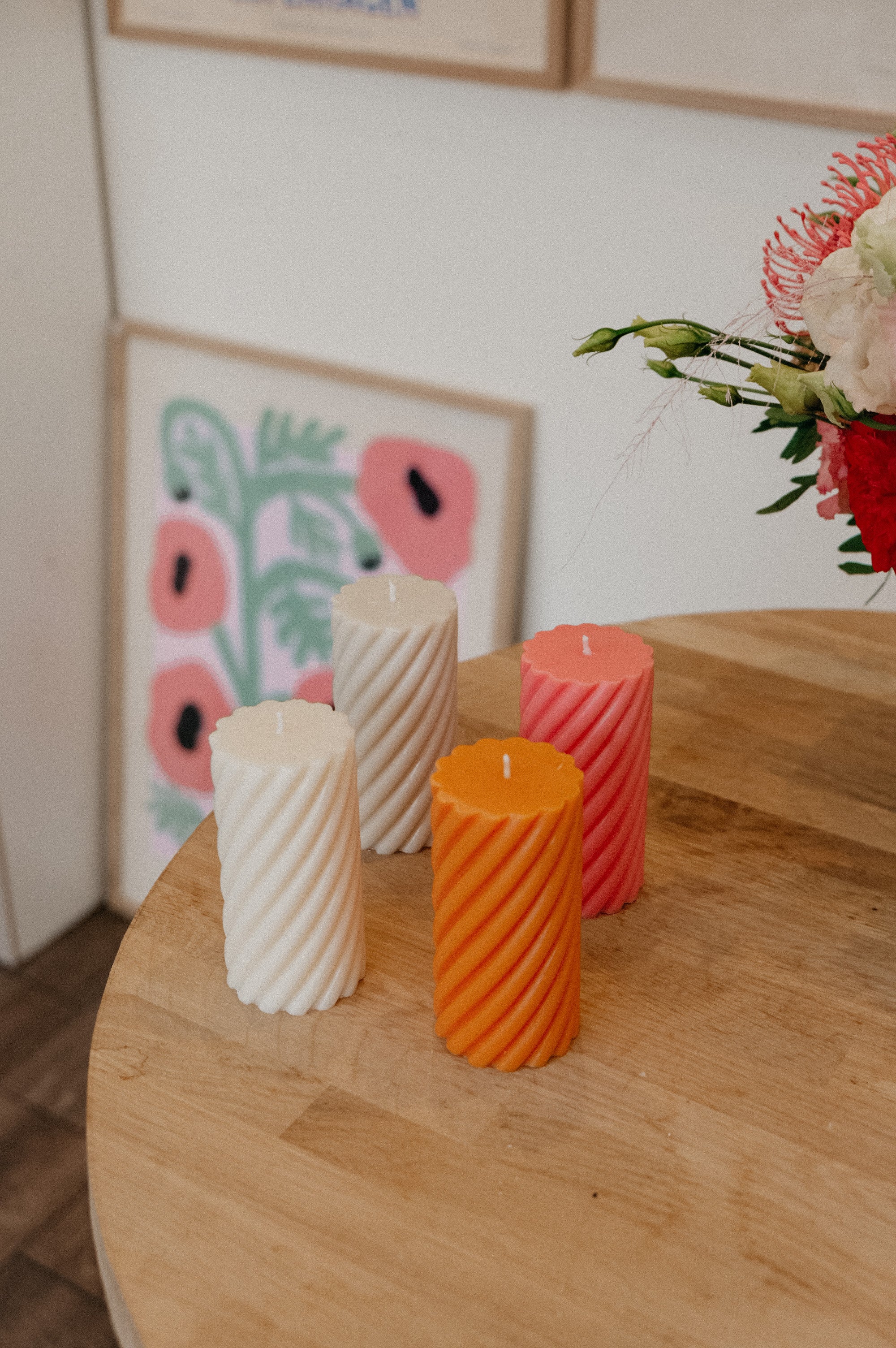 Chunky Twist Pillar Handmade Candle – Ajouter